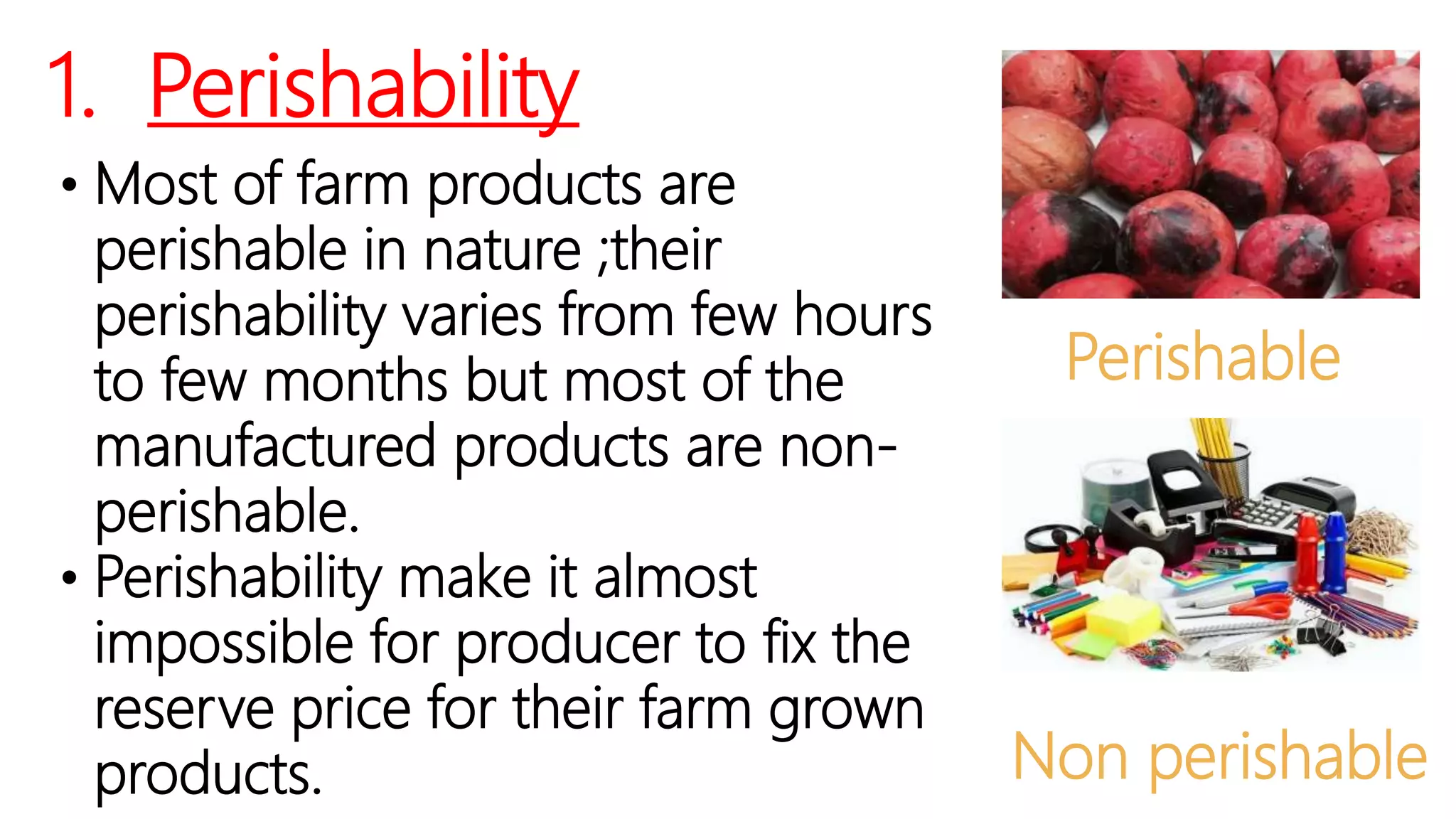 Difference between agricultural product and industrial product | PPTX