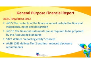 Aged care financial report changes summary | PPT