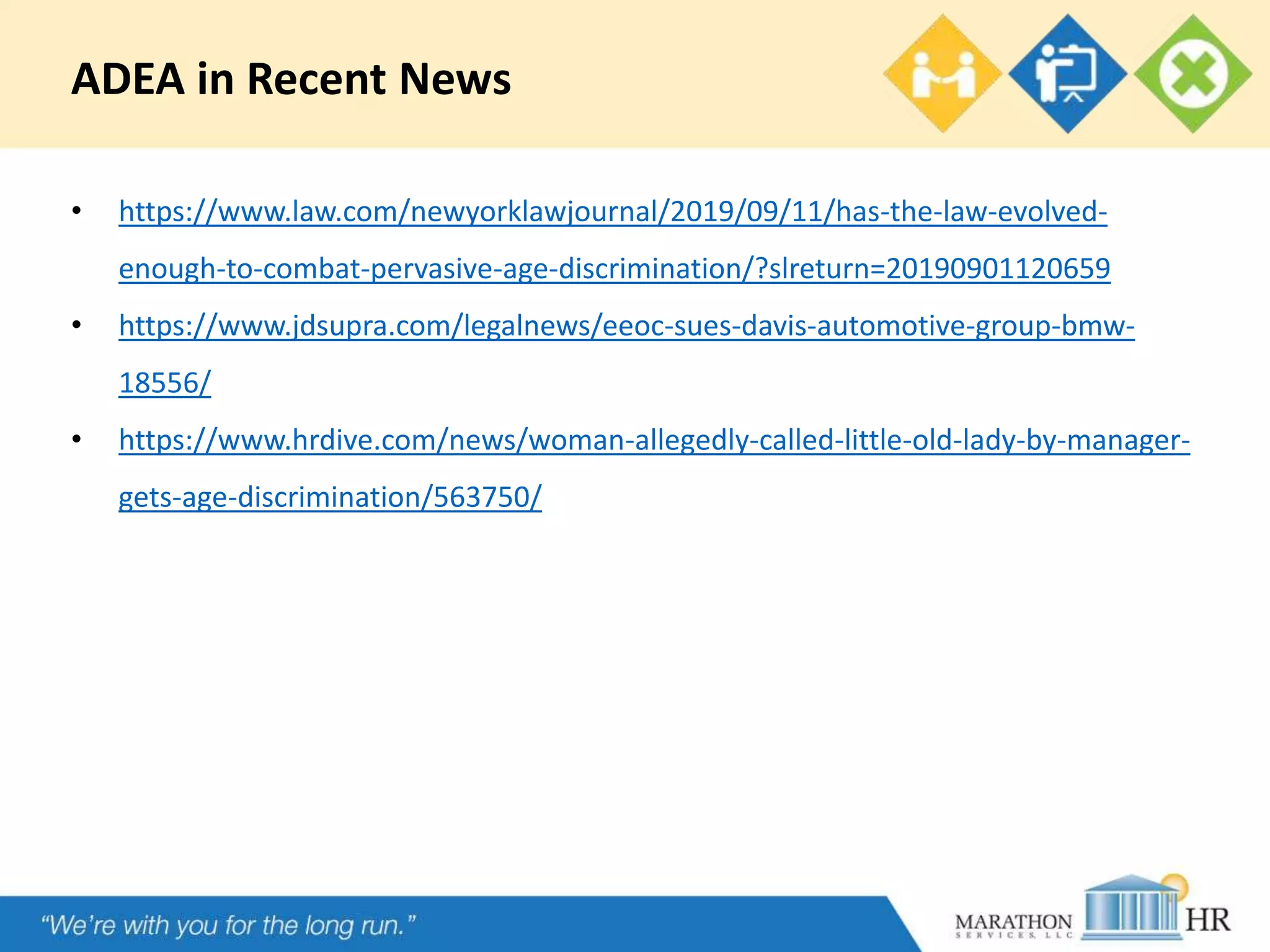 Age Discrimination in Employment Act | PPTX