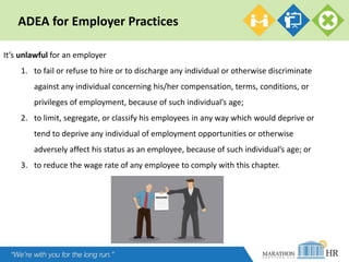 Age Discrimination in Employment Act | PPTX