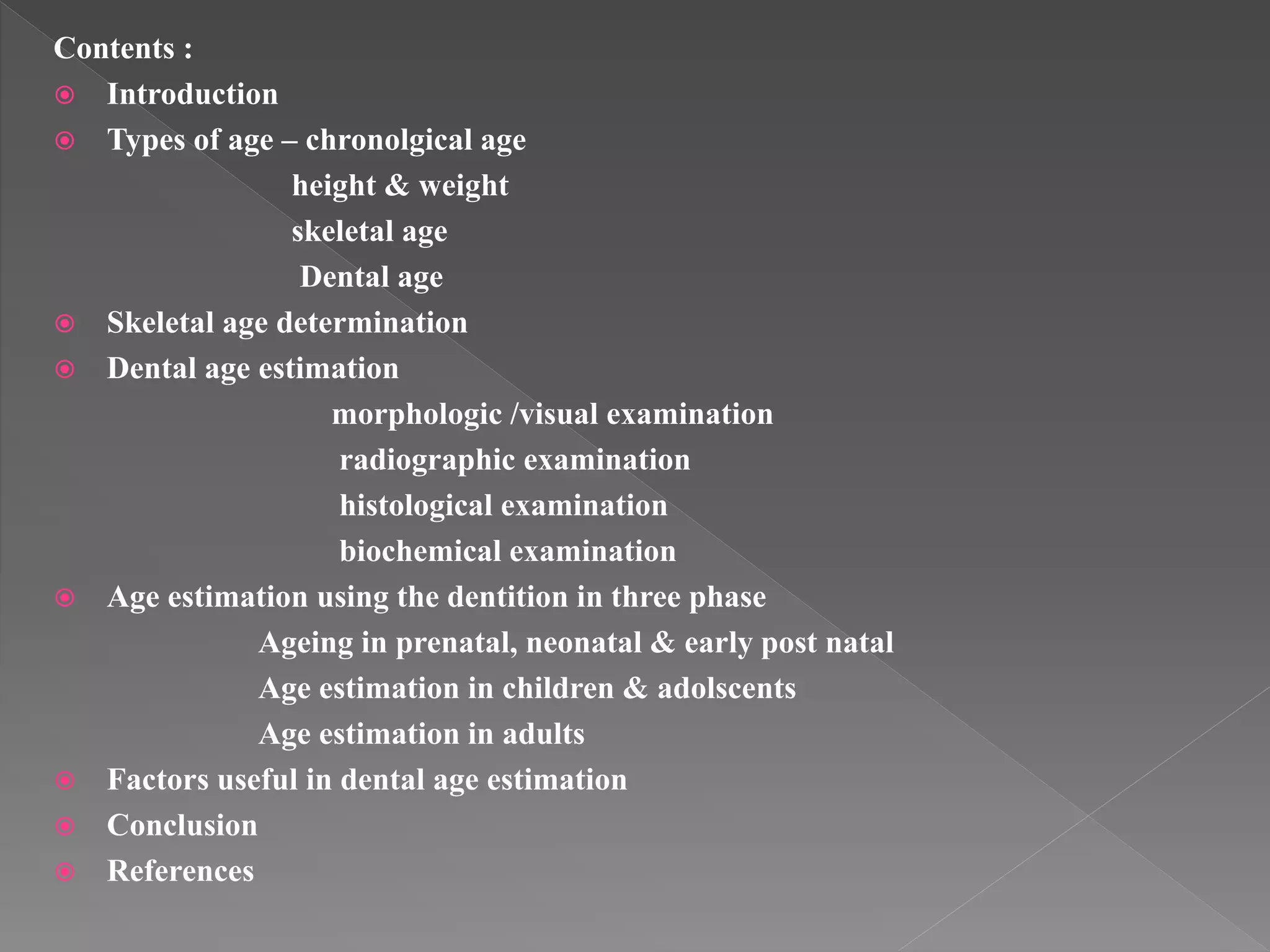 Age estimation | PPTX
