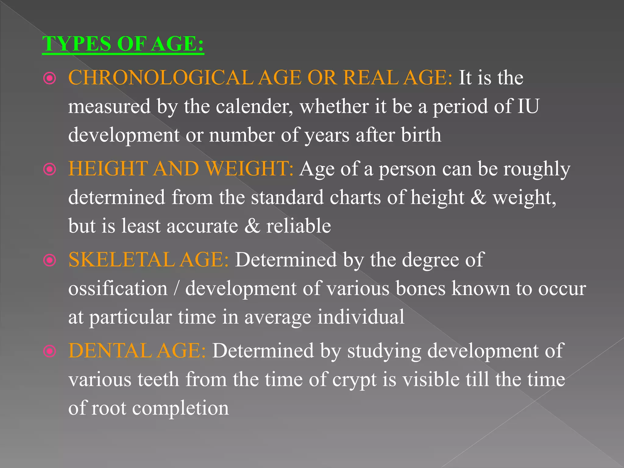 Age estimation | PPTX