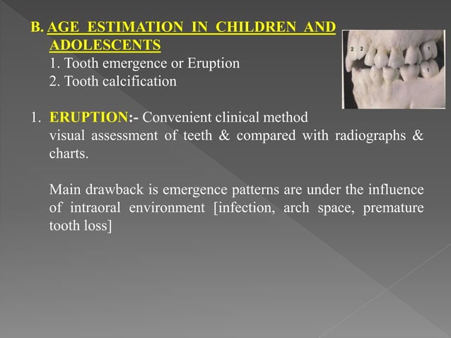 Age estimation | PPTX