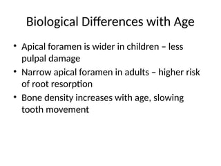 age factor in Orthodontics.ppt age related changes | PPTX