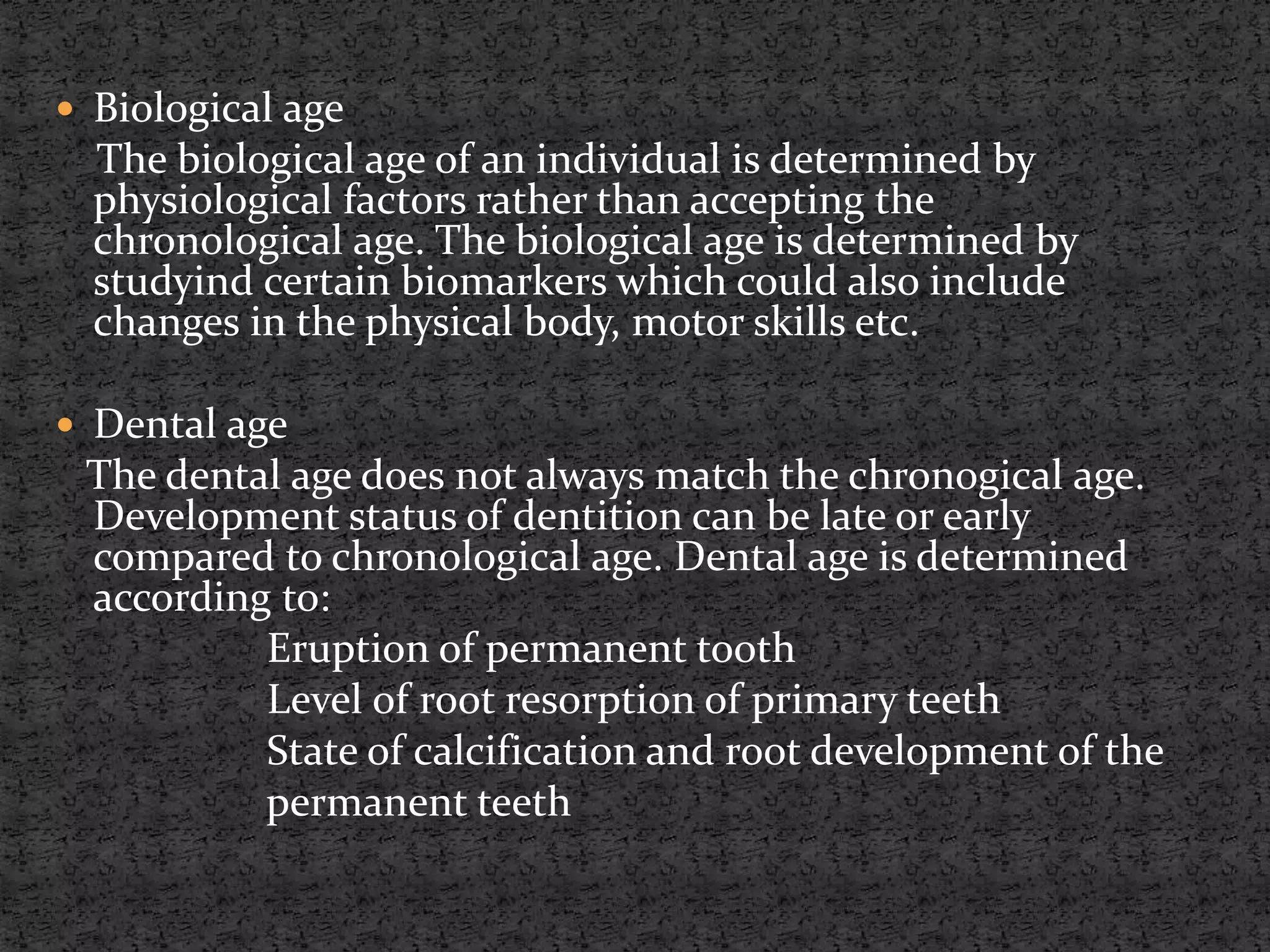 Age factors in orthodontics | PPTX