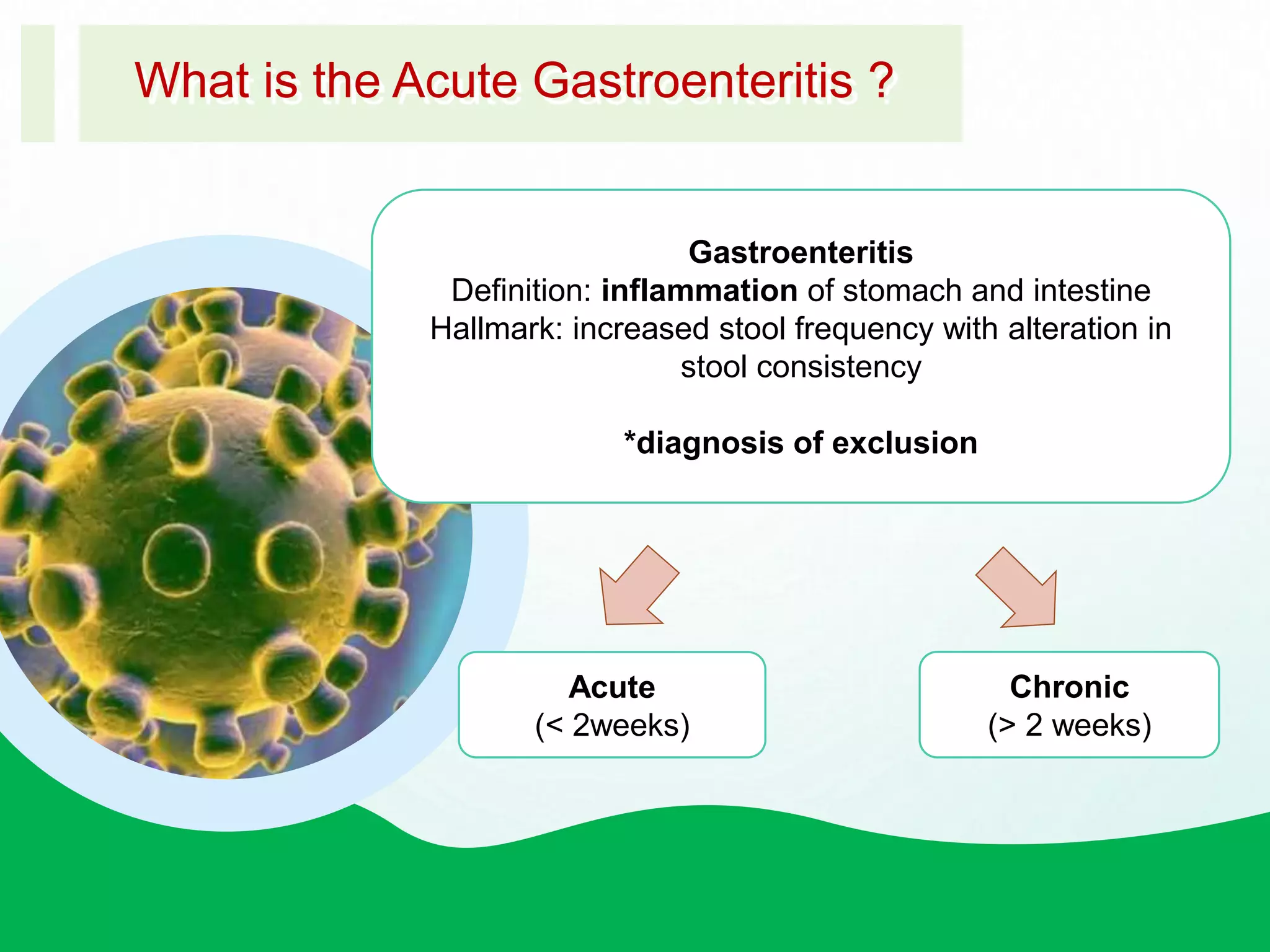 Acute gastroenteritis, fluids, electrolyte | PPTX