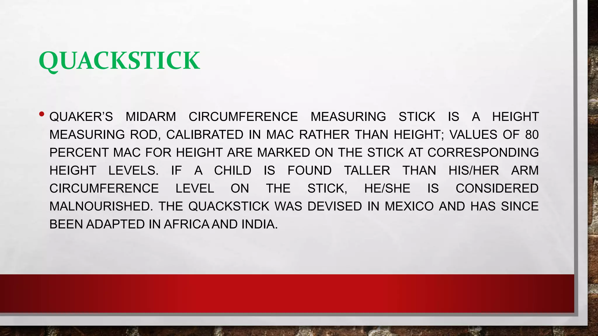 Age Independent Anthropometry | PPTX