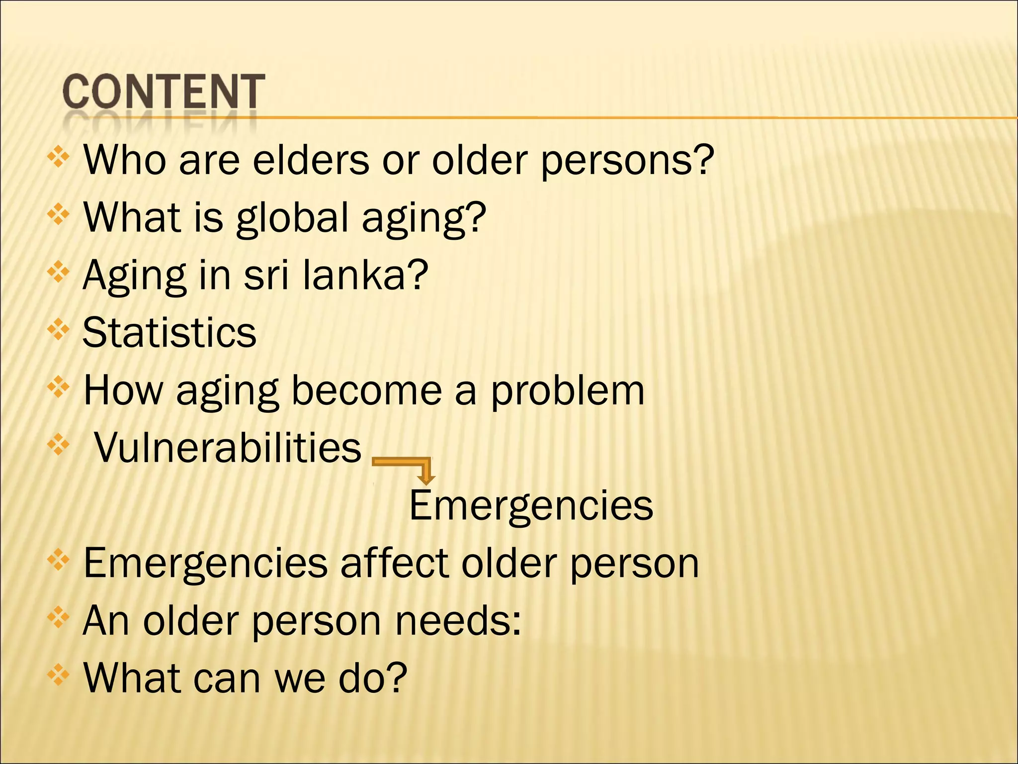 Ageing as a social problem | PPT