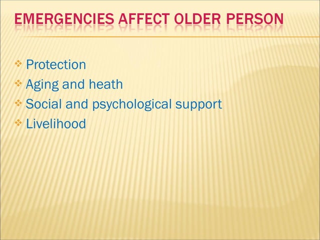 Ageing as a social problem | PPT