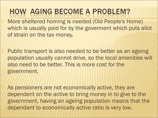 Ageing as a social problem | PPT