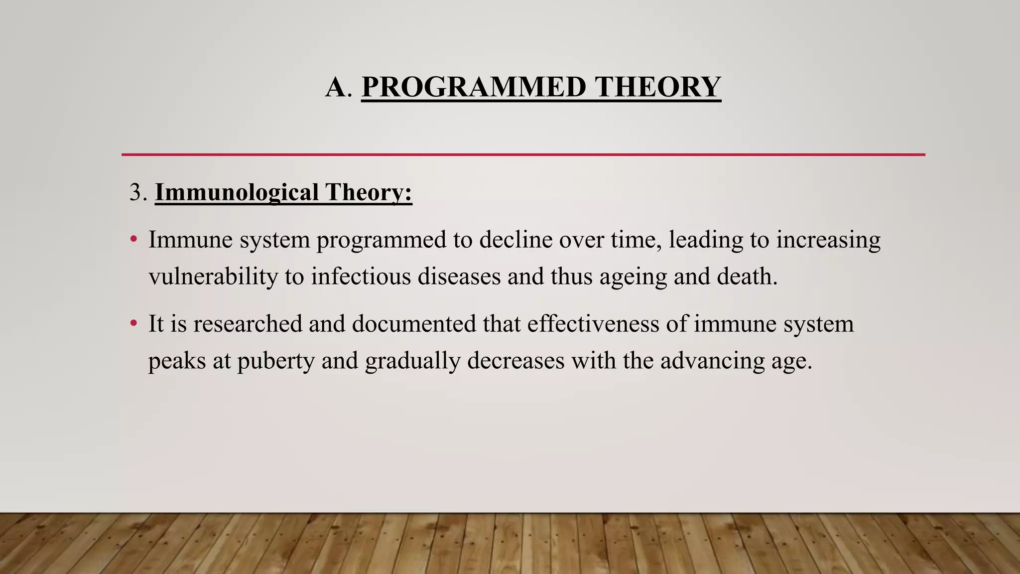 Ageing and evolutionary trade offs | PPTX
