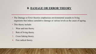 Ageing and evolutionary trade offs | PPT