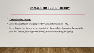 Ageing and evolutionary trade offs | PPTX