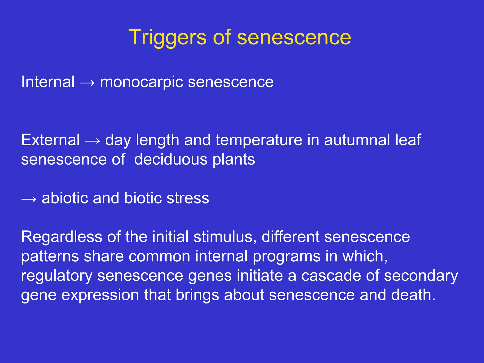Ageing and senescence | PPT