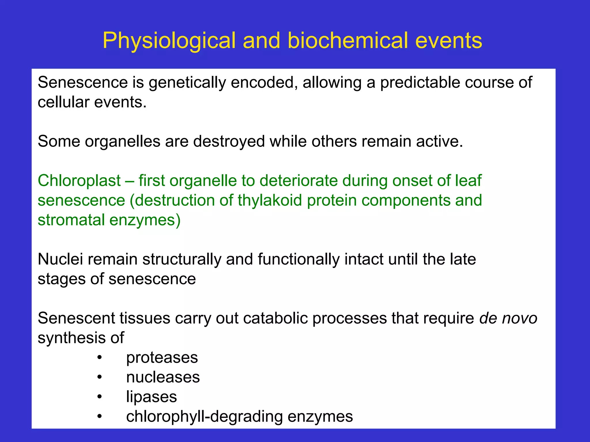 Ageing and senescence | PPT