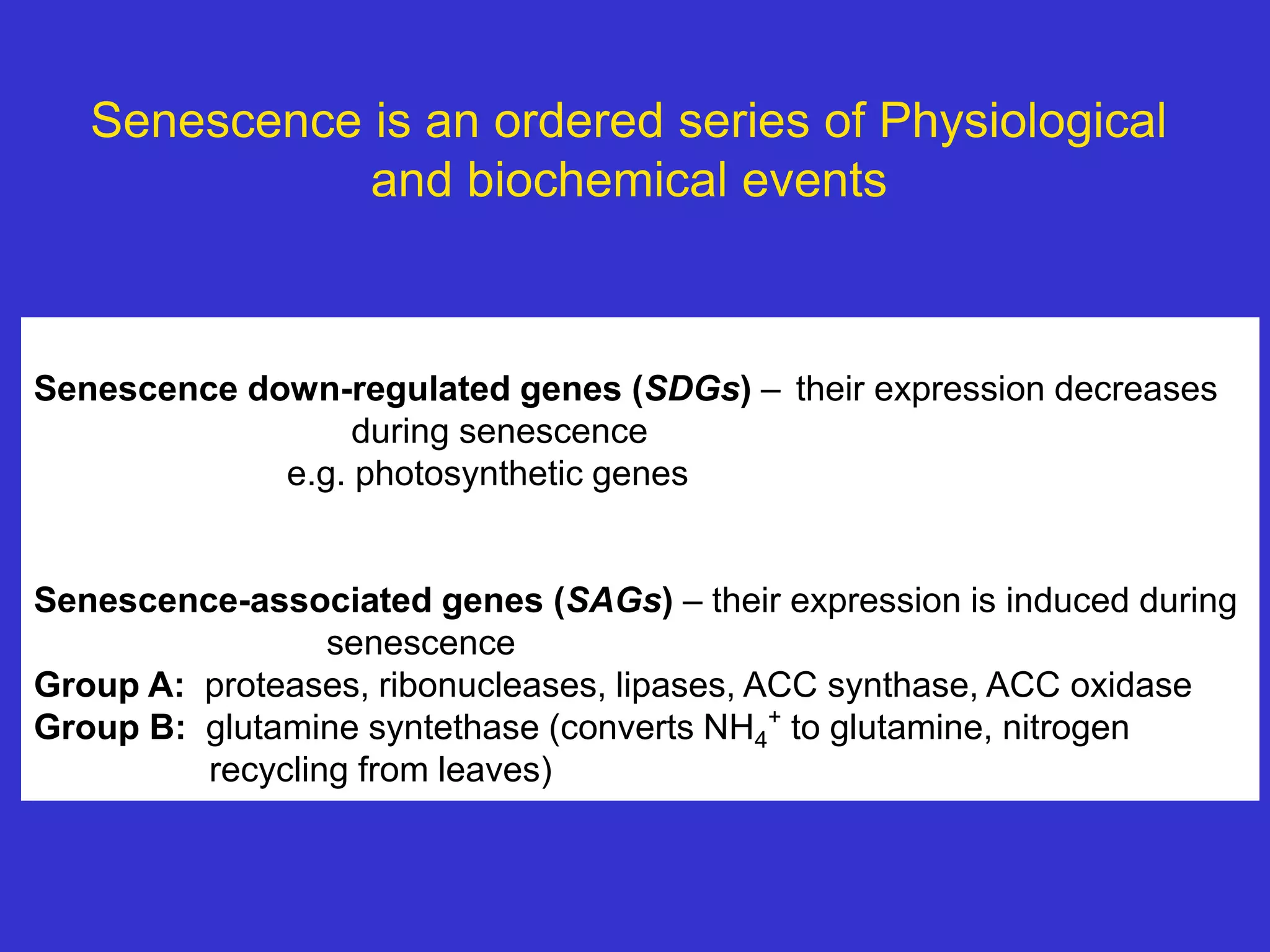Ageing and senescence | PPT