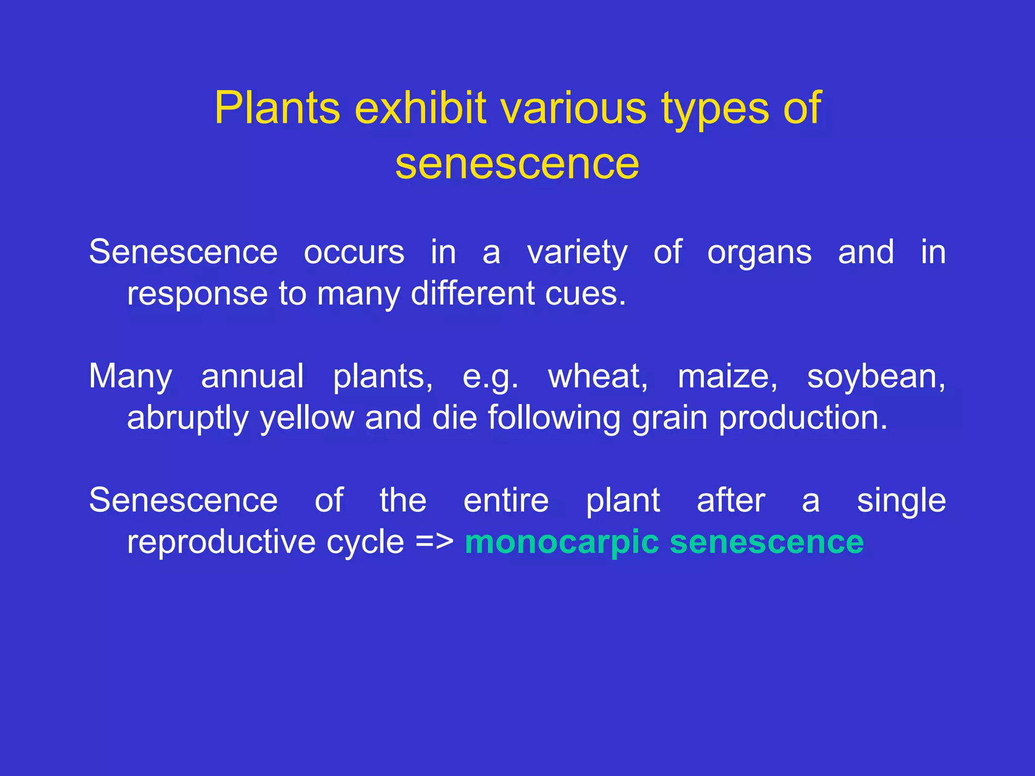 Ageing and senescence | PPT