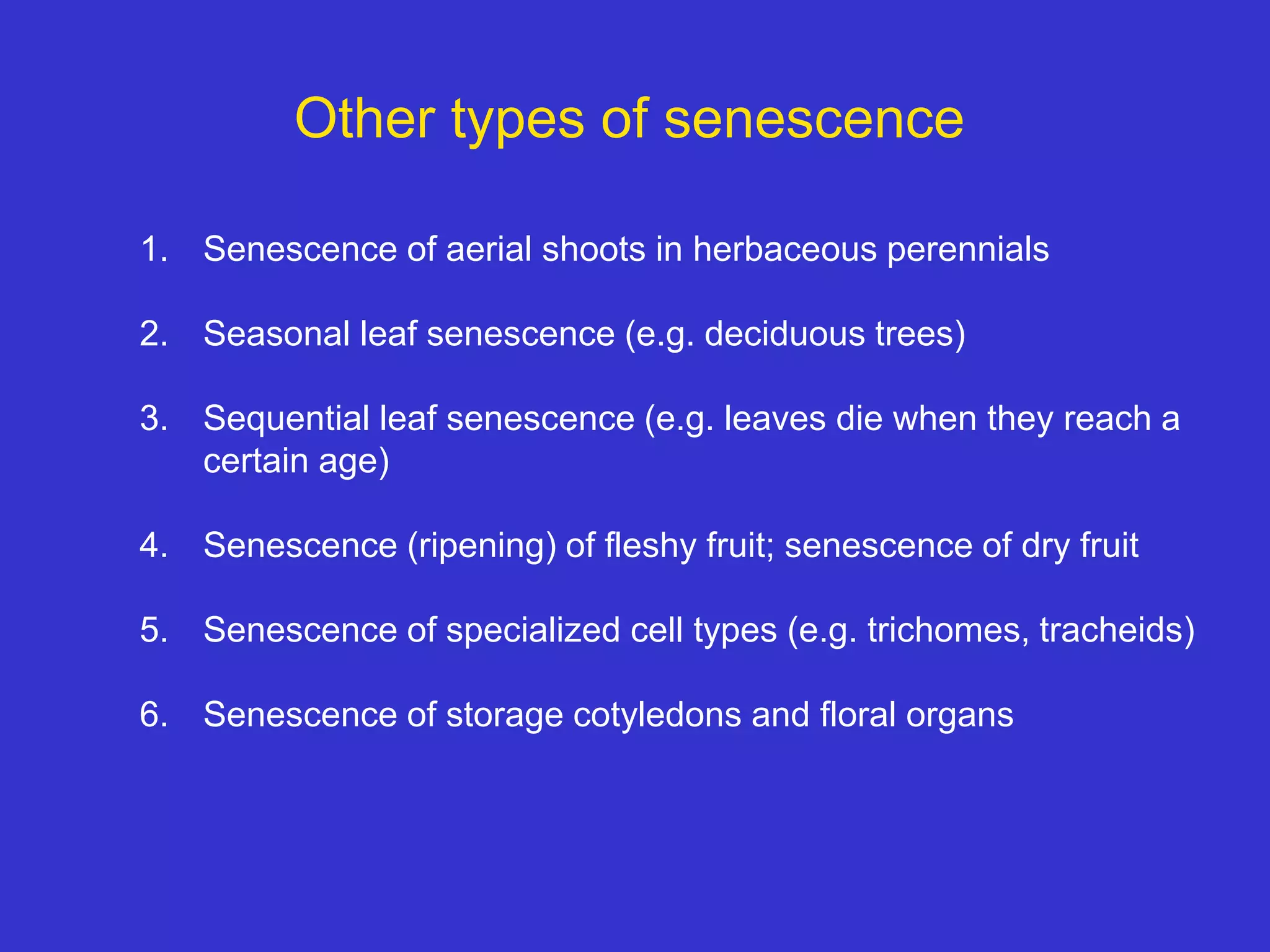 Ageing and senescence | PPT