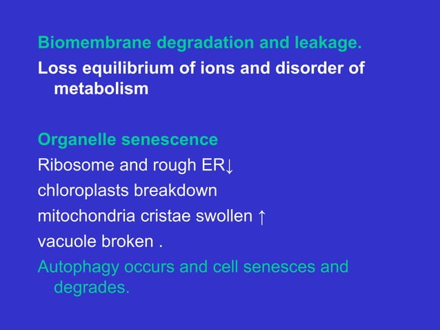 Ageing and senescence | PPT