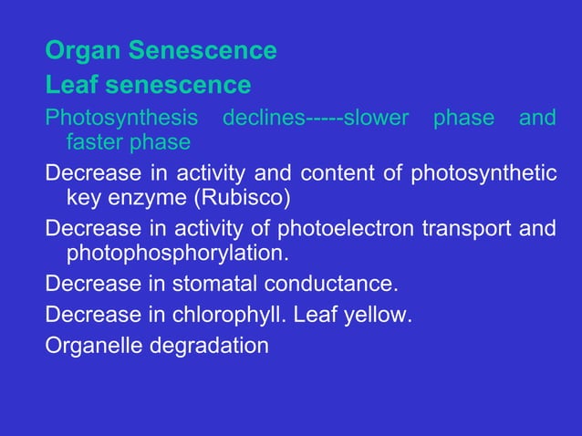 Ageing and senescence | PPT