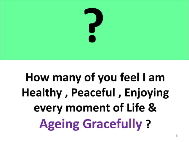AGEING GRACEFULLY !! Back to Basics Dr. Sharda Jain | PPTX | Menopause ...