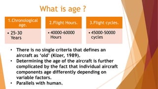 Ageing of aircraft | PPTX