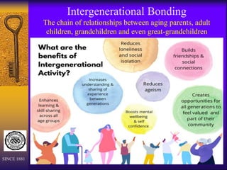 Dr.C.Muthuraja's Presentation on AGING WELL :he Importance of Intergenerational Bonding | PPTX