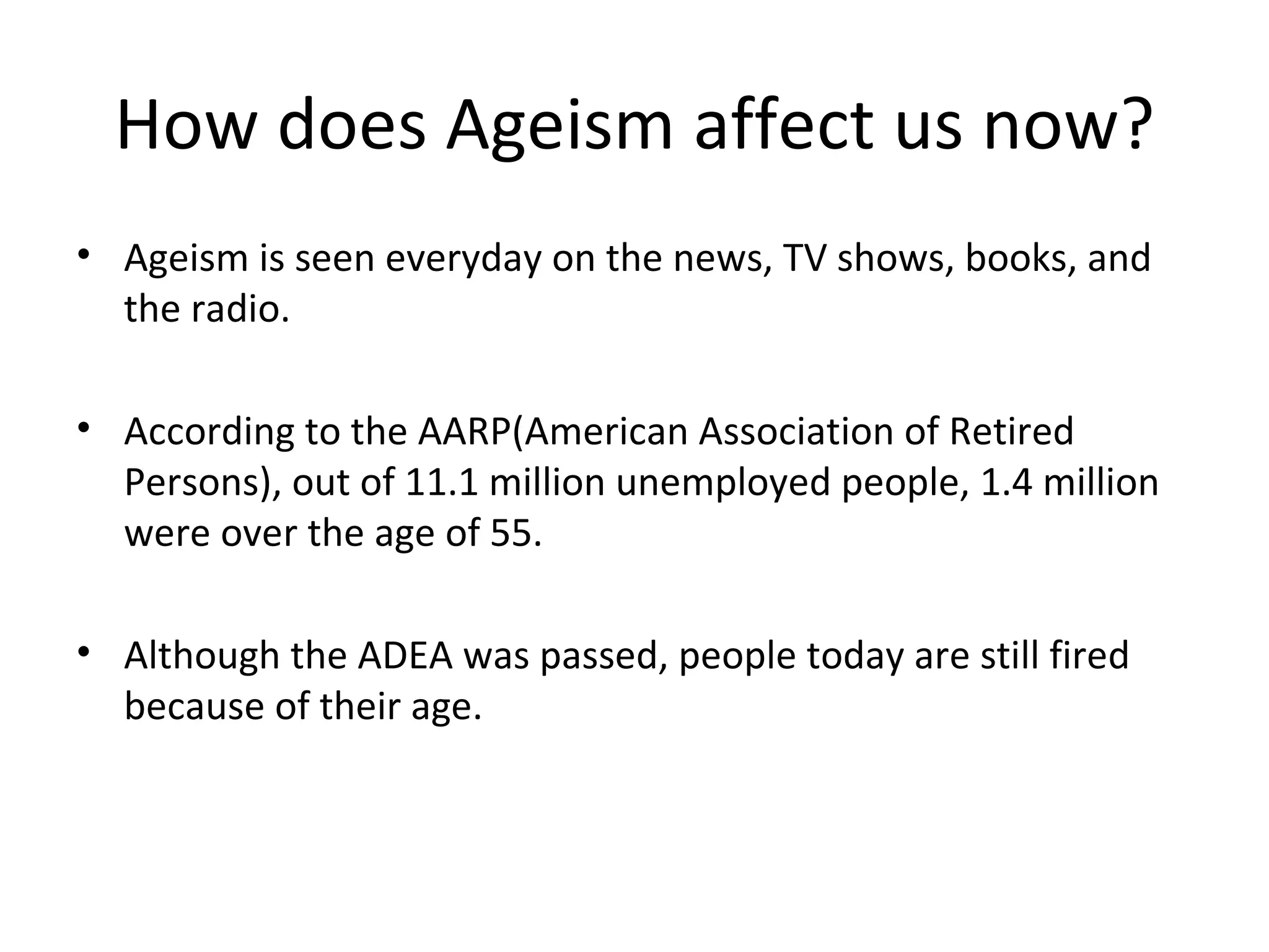 Ageism PowerPoint Presentation | PPT