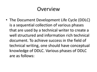 Document Development Life Cycle | PPTX