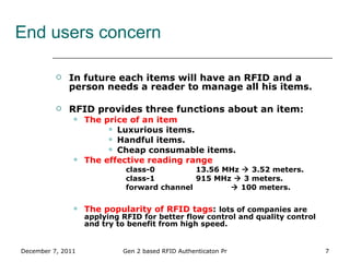 A gen2 based rfid authentication protocol | PPT
