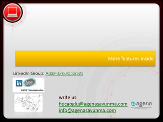 Agena agent based modeling-AdSiF | PPTX