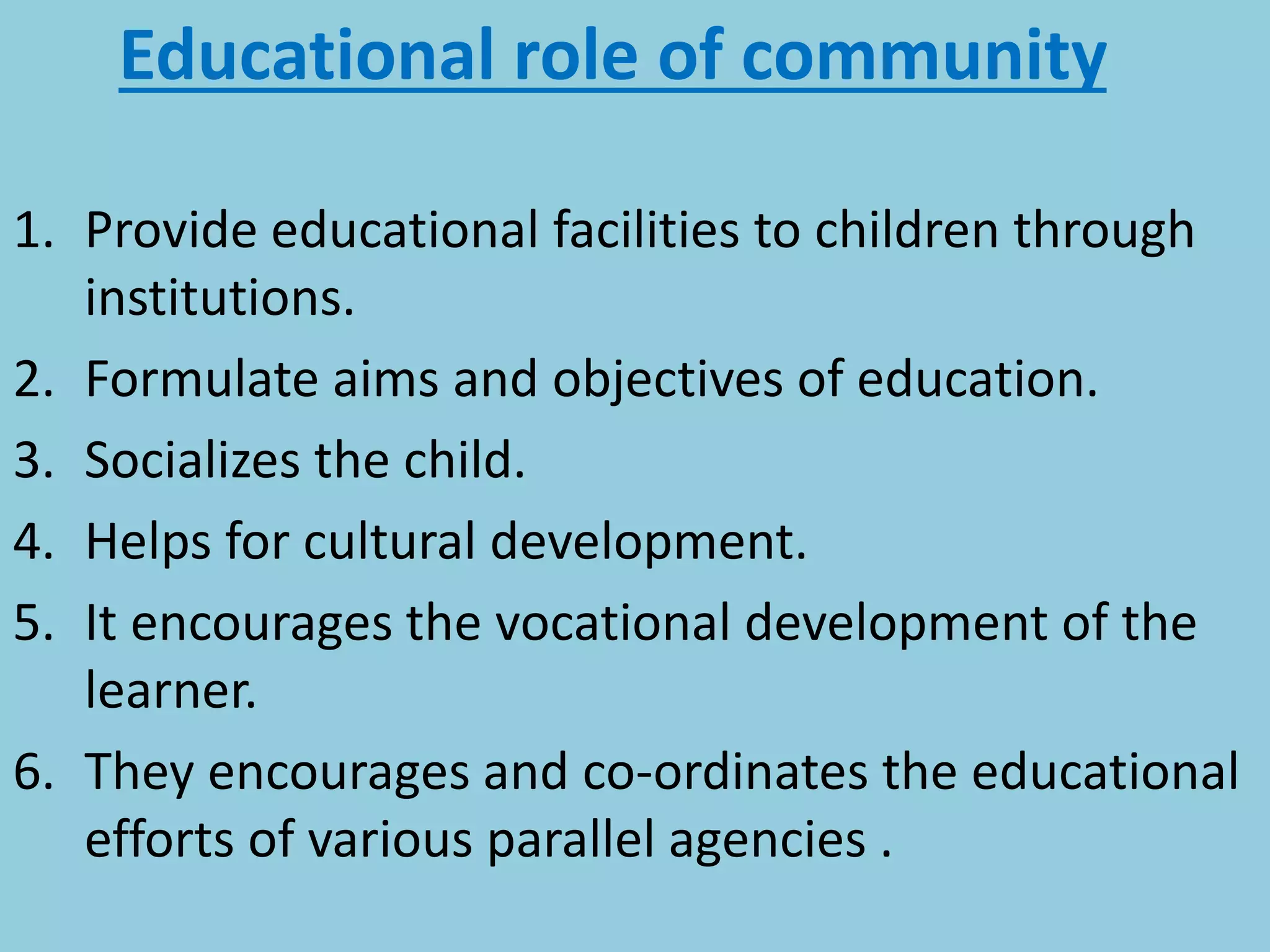 Agencies of education | PPTX
