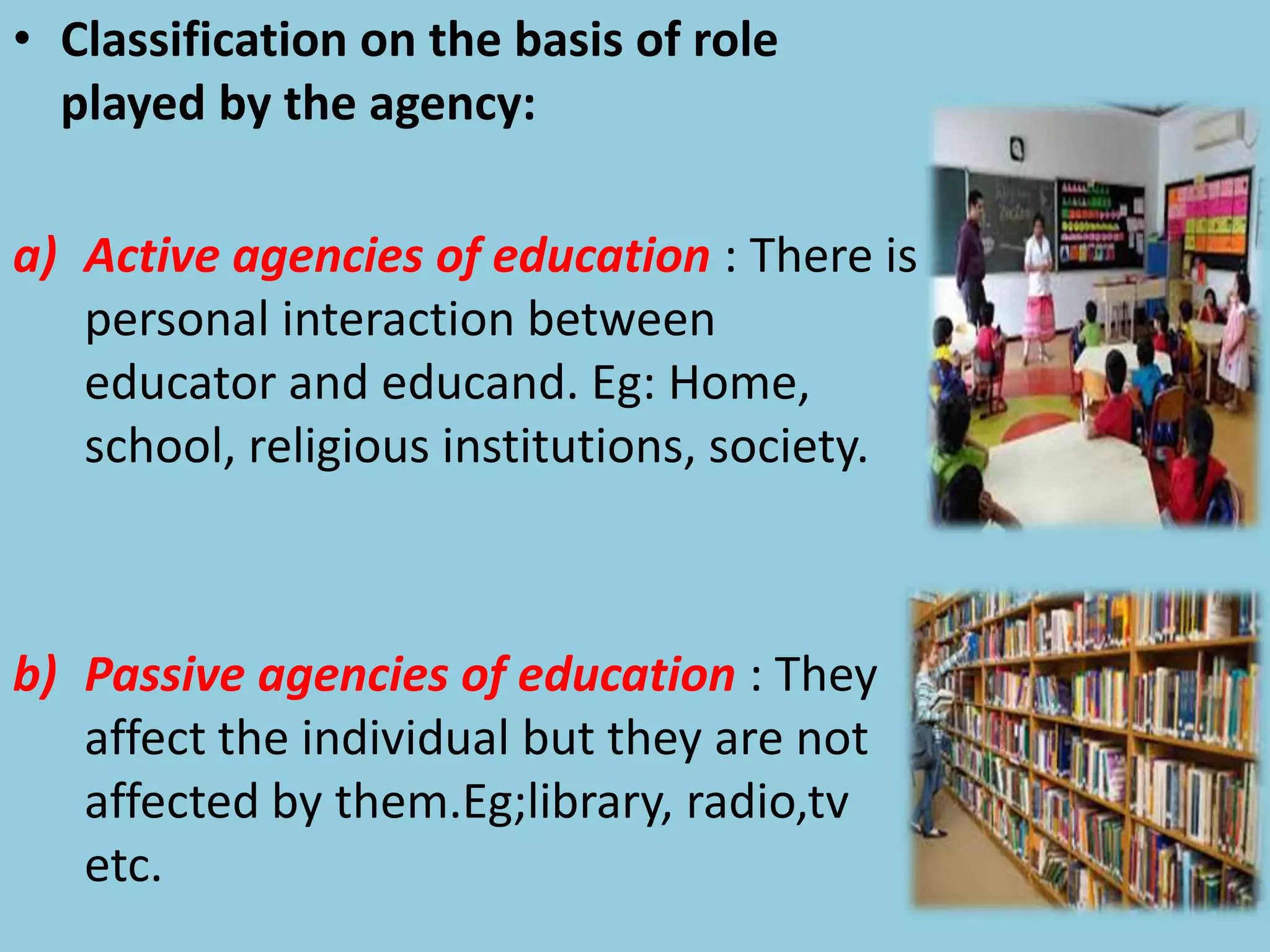 Agencies of education | PPTX