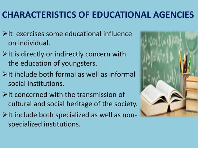 Agencies of education | PPTX | Professional School | Postgraduate Education