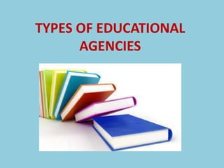 Agencies of education | PPTX