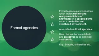 agenciesofeducation.pptx agencies vdsj | PPTX