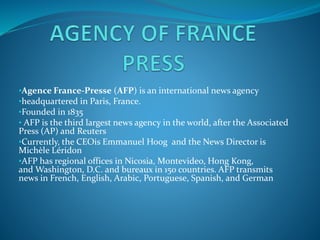 Agencies of media | PPTX | Media Industry | Industries