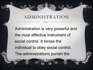 Agencies of social control(social work) | PPTX