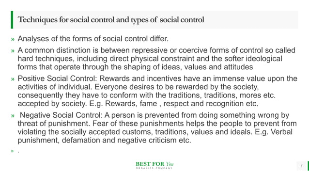 Agencies of social control.pptx | Law