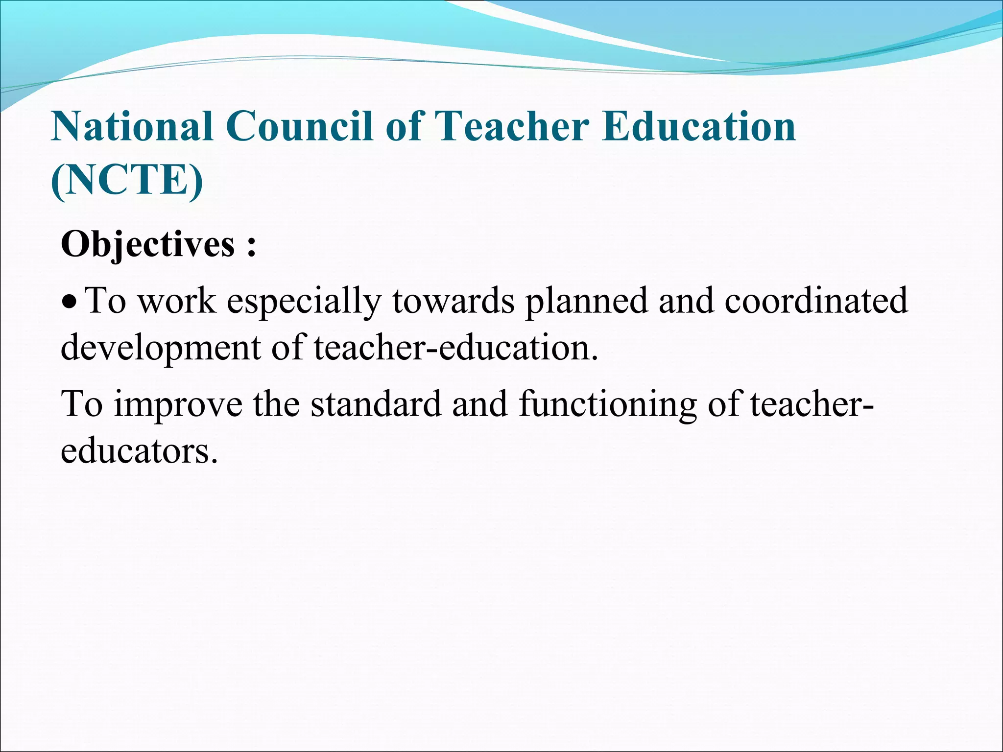 Agencies of Teacher Education | PPT
