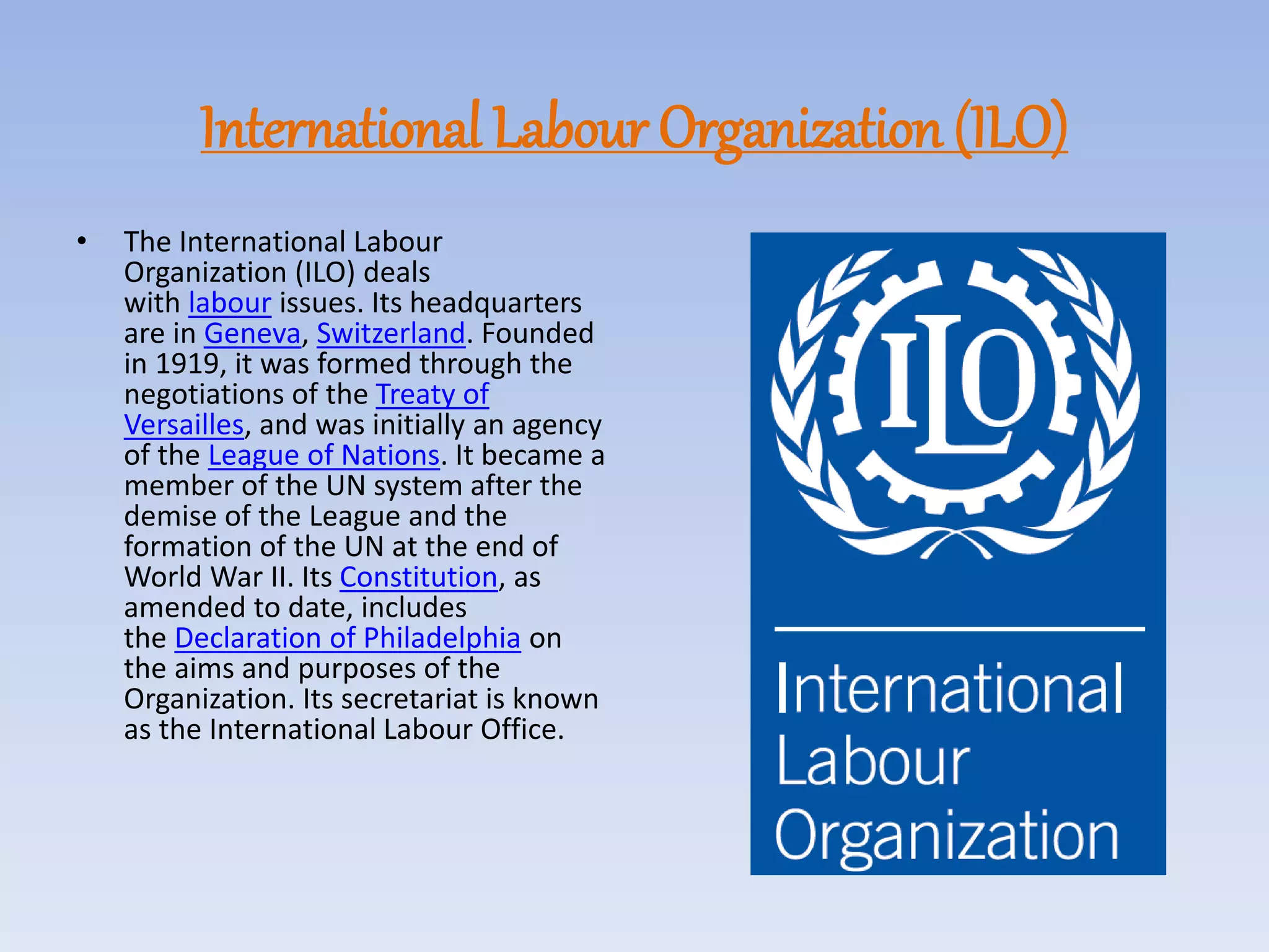 Agencies of uno | PPTX