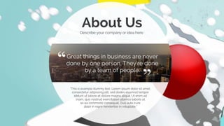 Creative Agency Presentation Template | PDF