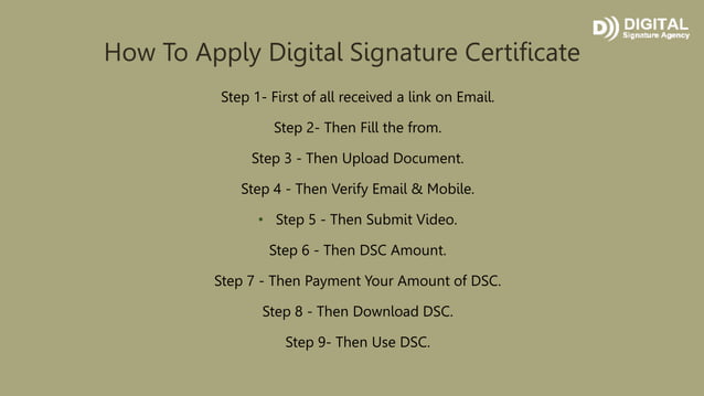 Digital Signature provider in Delhi | PPTX