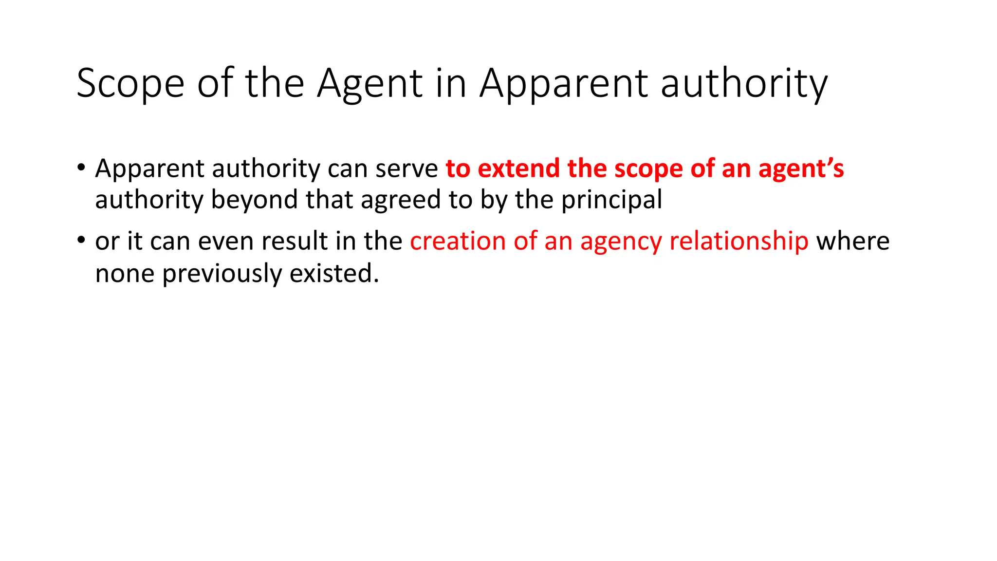 presentation for agency in commercial law | PDF