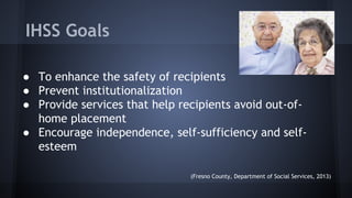 Agency Analysis- IHSS | PPT