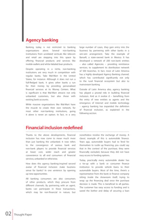 Finacle - Agency Banking: New Frontiers In Financial Inclusion | PDF ...