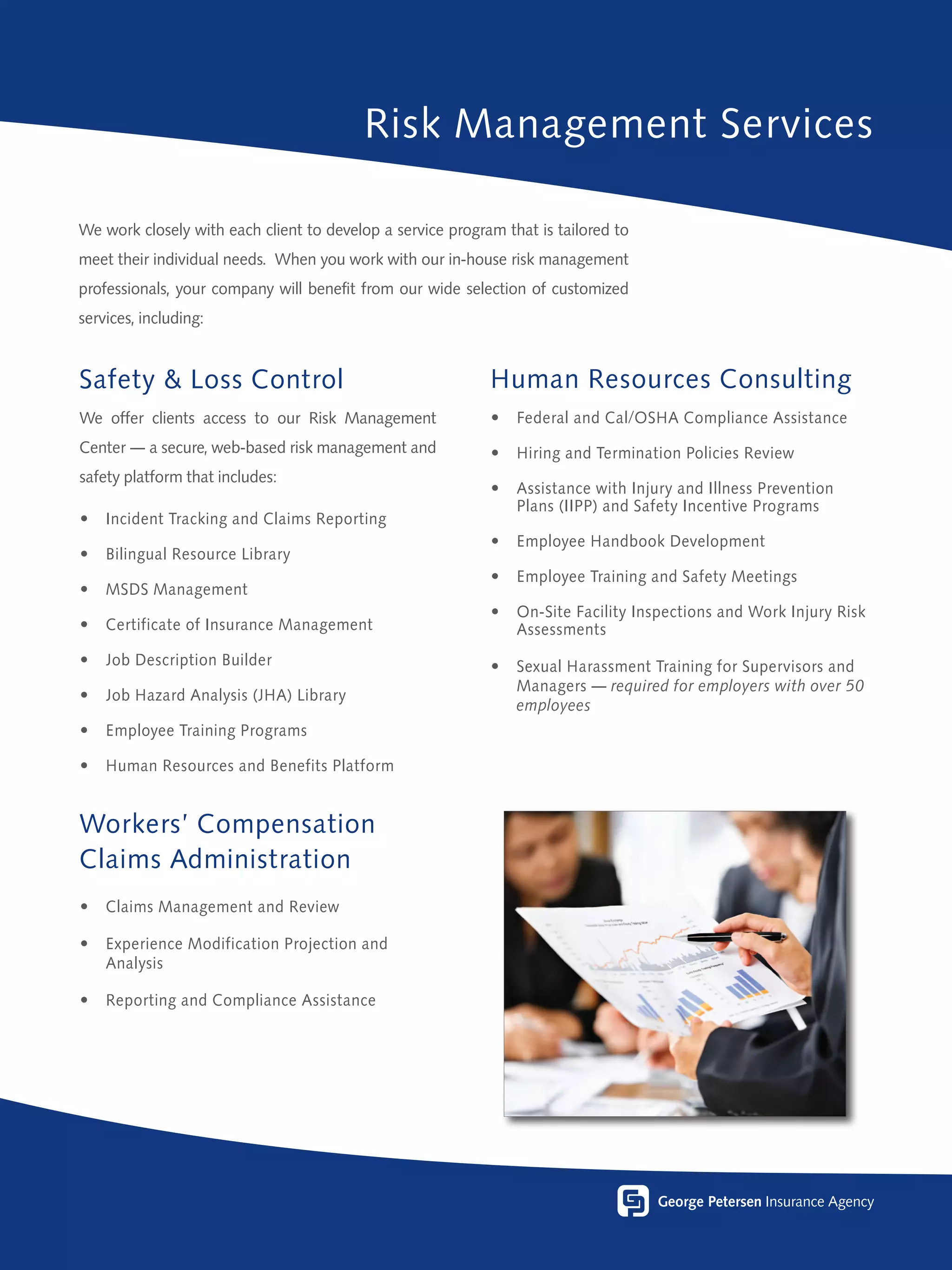 George Petersen Insurance Agency Overview | PDF