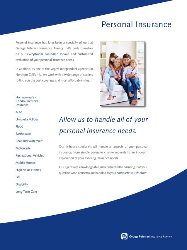 George Petersen Insurance Agency Overview | PDF
