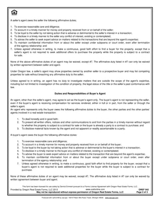 Agency disclosure pamphlet | PDF