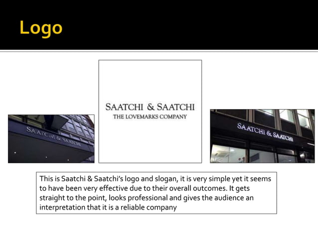 Agency fact file (Saatchi & Saatchi) | PPTX | Business and Finance